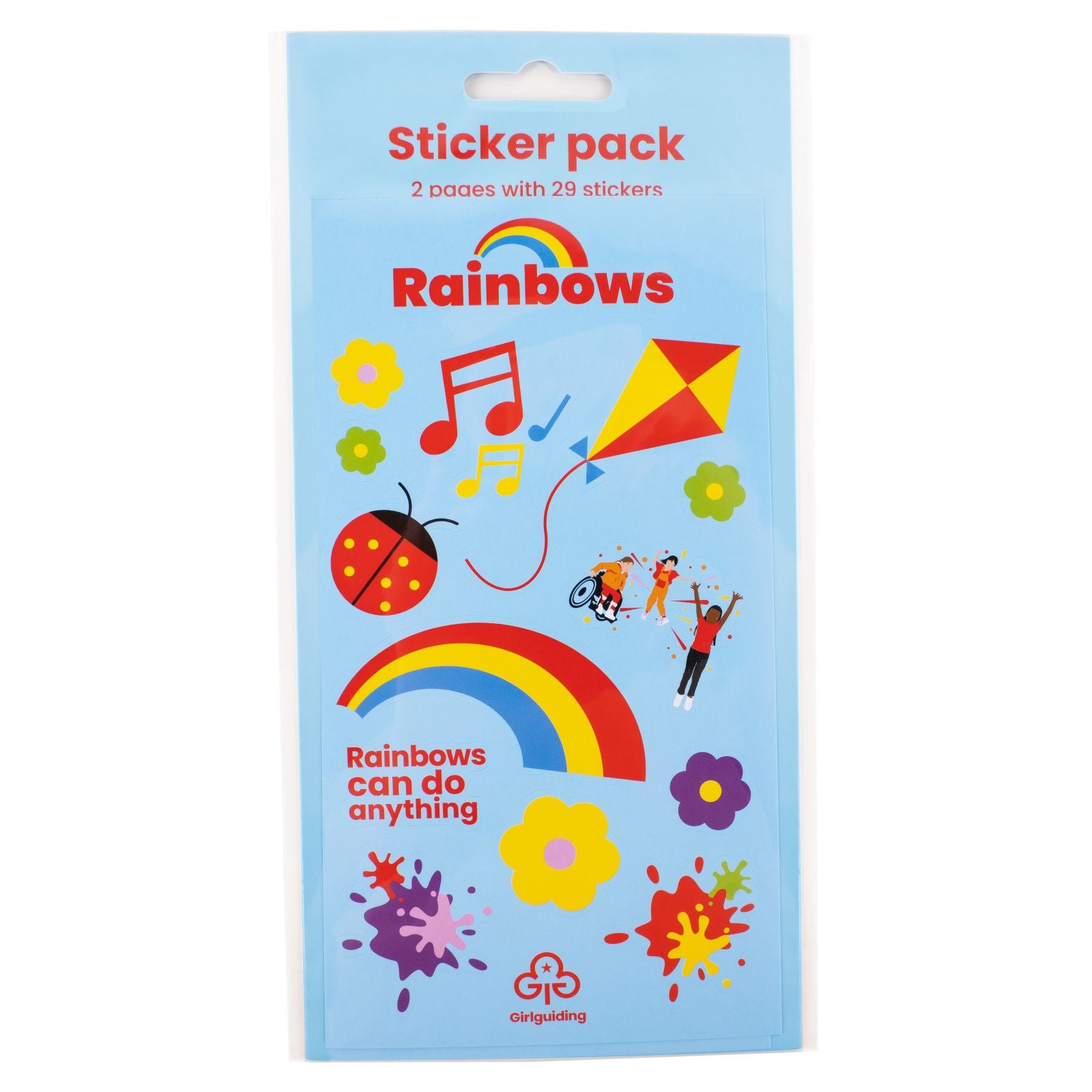 Rainbows Stickers – Girlguiding North West England Shop