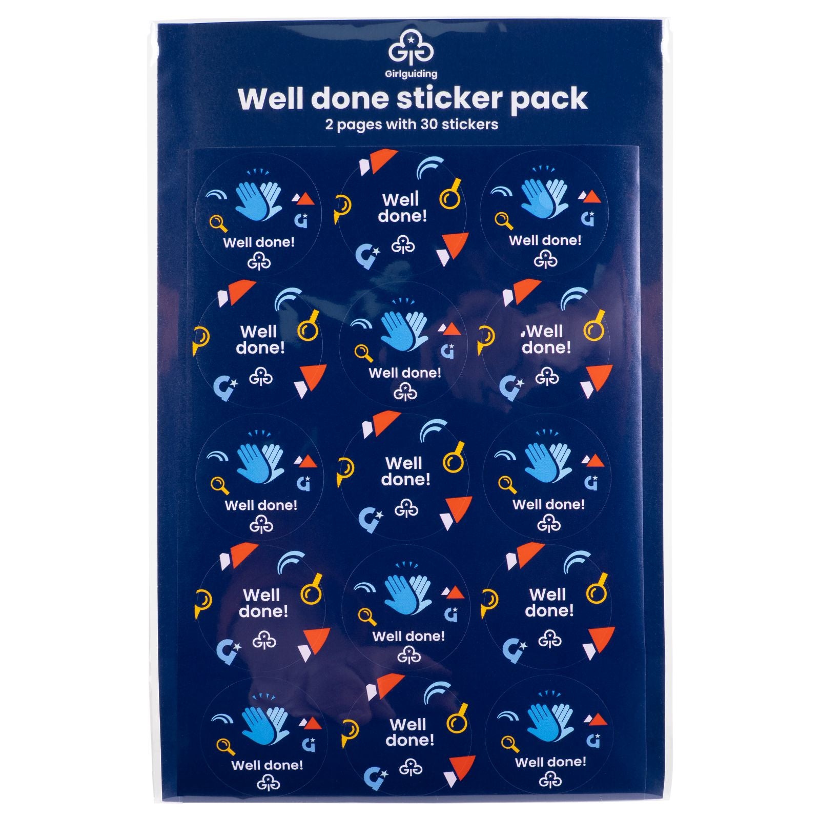 Well done Stickers – Girlguiding North West England Shop